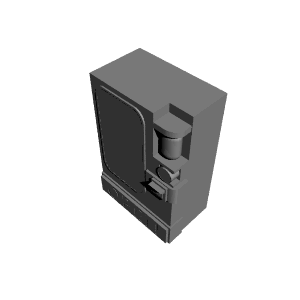 3D Printable Sci-Fi Vending Machine by Thomas Selby