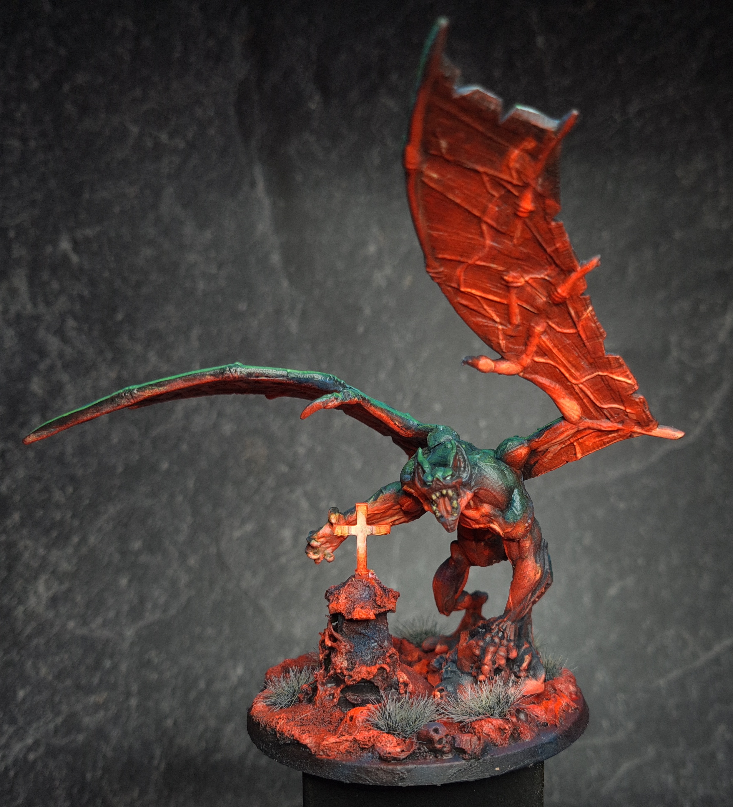 3D Printable (L 0009) Vampire monster half-bat (Large) by Claudio ...