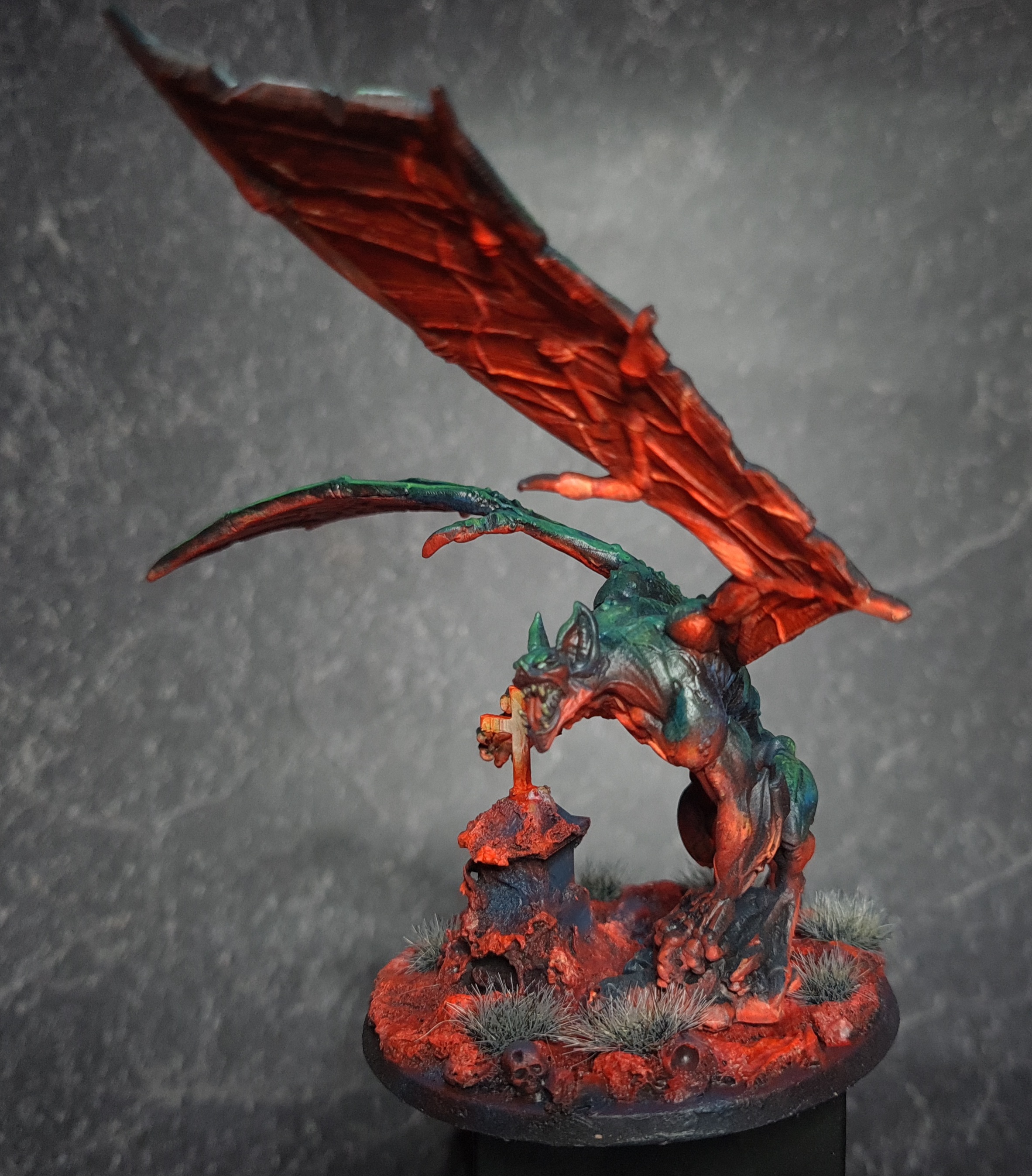 3D Printable (L 0009) Vampire monster half-bat (Large) by Claudio ...