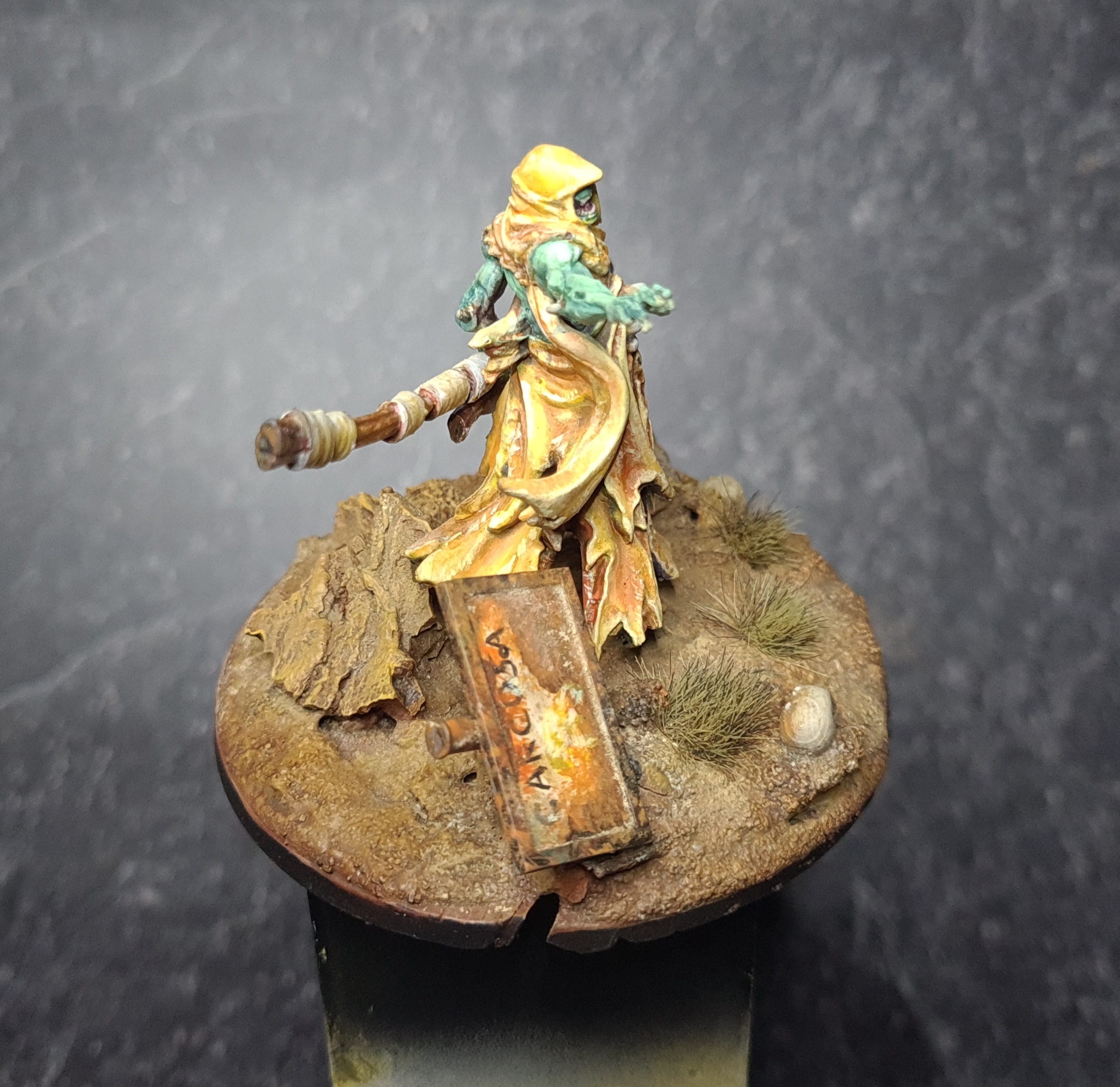 3D Printable (0107) Spectre, ghost with scythe by Claudio Casini Art