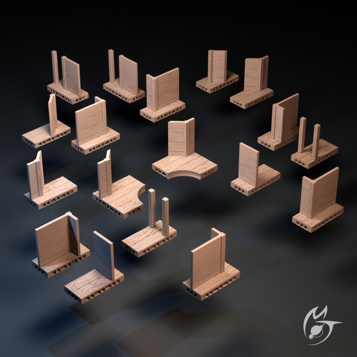 3D Printable Ship & Airship Lower Deck & Interiors - modular OpenLOCK ...