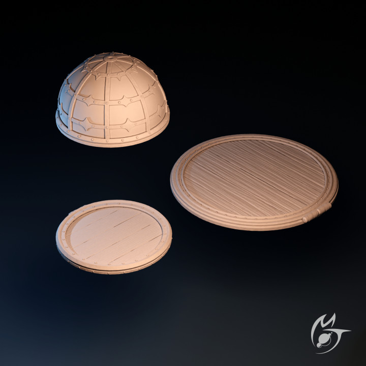 3D Printable Ship & Airship Lower Deck & Interiors - modular OpenLOCK ...