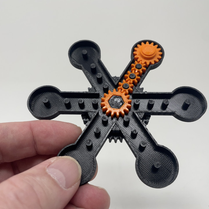 3D Printable Marblevator, "The Ferris Wheel at the Pumpkin Patch". by Greg Zumwalt