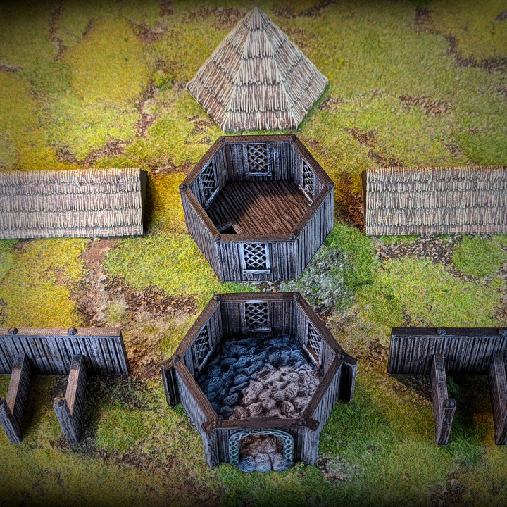 3D Printable Stables ~ Kingdom of Saxonia by Conquest Creations