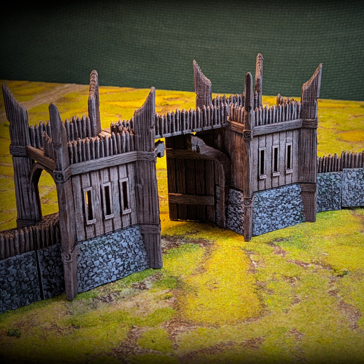 3D Printable Modular Walls ~ Kingdom of Saxonia by Conquest Creations