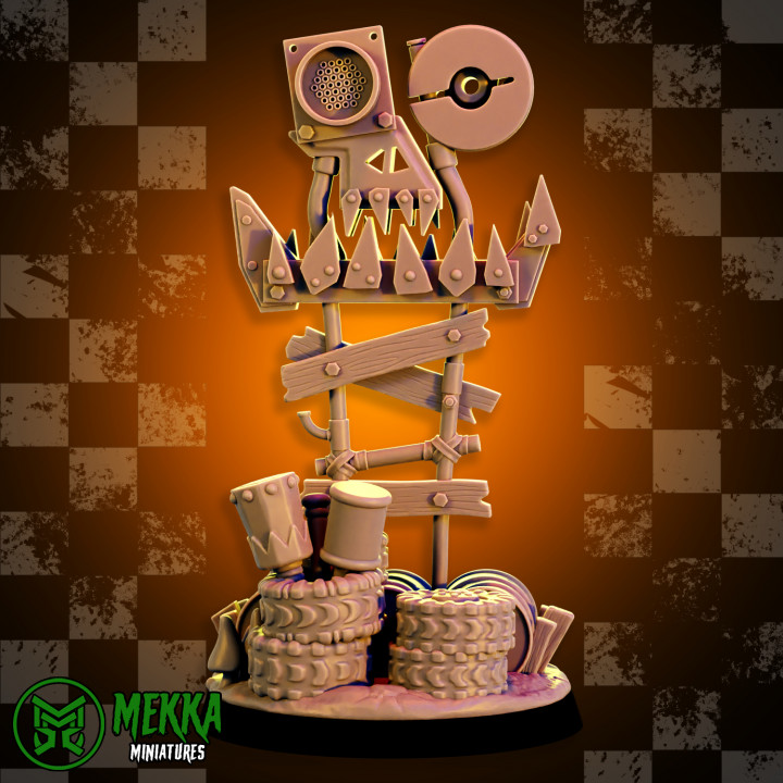 3D Printable Objective Marker set by Mekka Miniatures