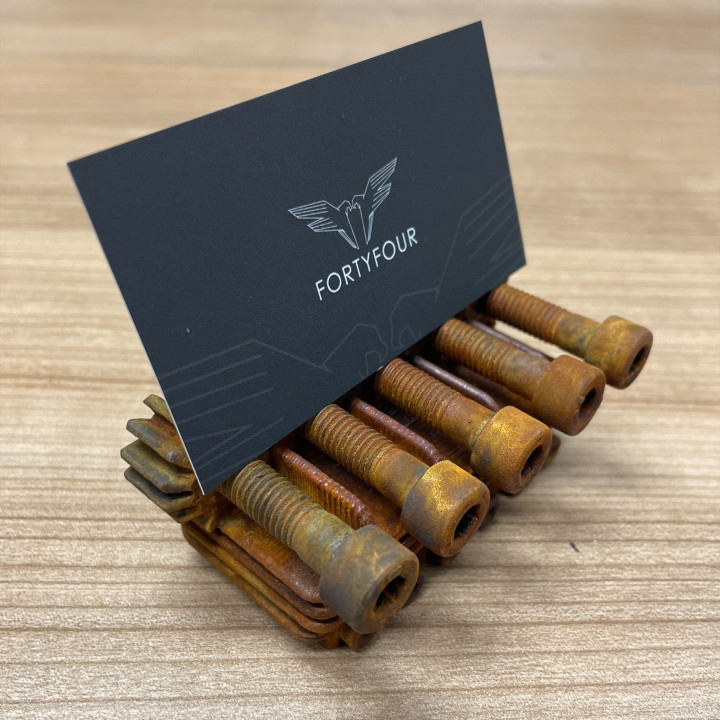 3D Printable Business Card Holder by Tomasz