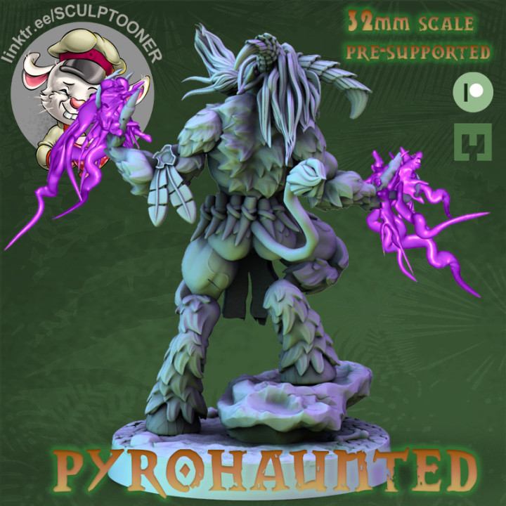 3D Printable Pyrohaunted-satyr-warcraft style-satyr-creep-neutral-satyr ...