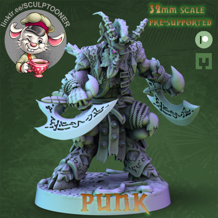 3D Printable Punk-satyr-warcraft style-satyr-creep-neutral-satyr by ...