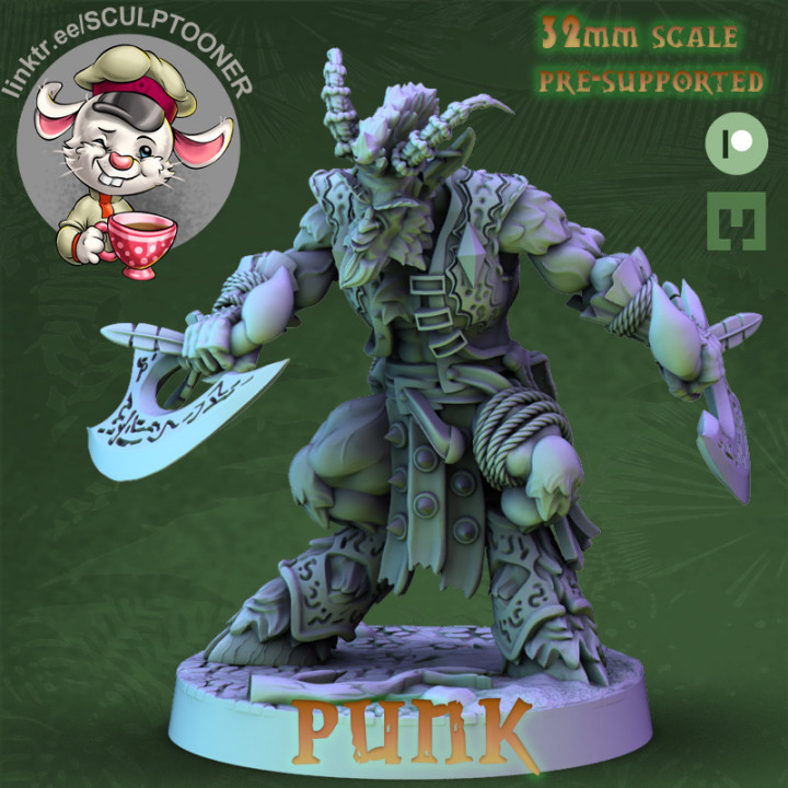 3D Printable Punk-satyr-warcraft style-satyr-creep-neutral-satyr by ...