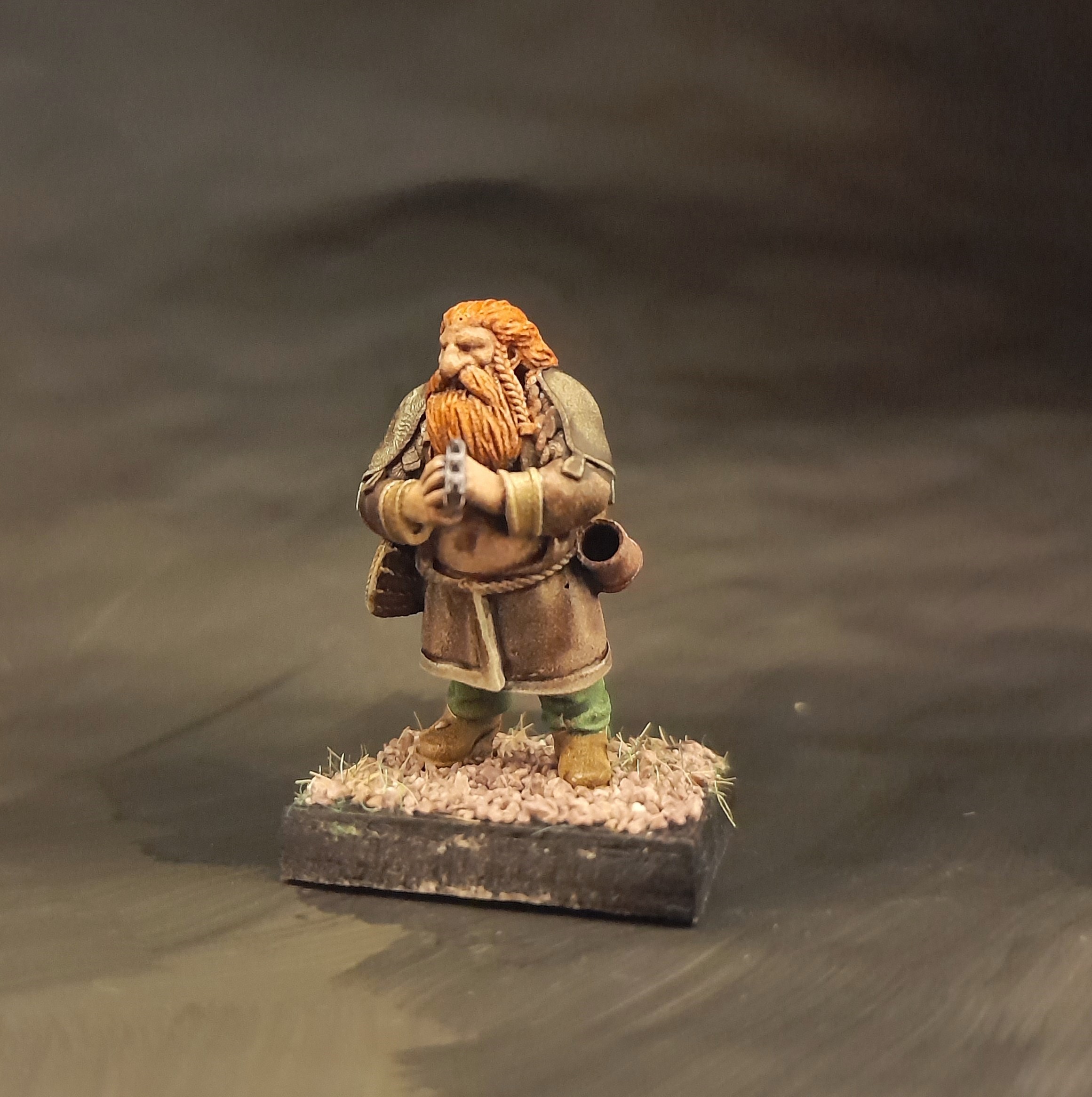 3D Printable Dwarf - Bard by Myr Tabletop