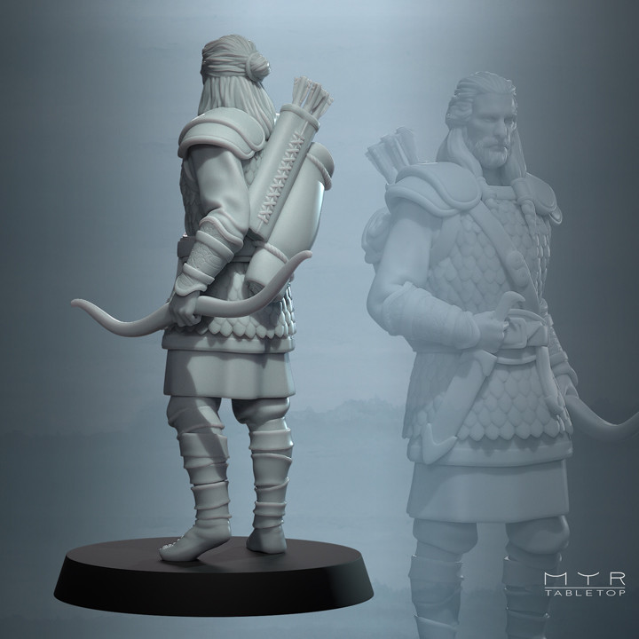 3D Printable Human - Ranger by Myr Tabletop