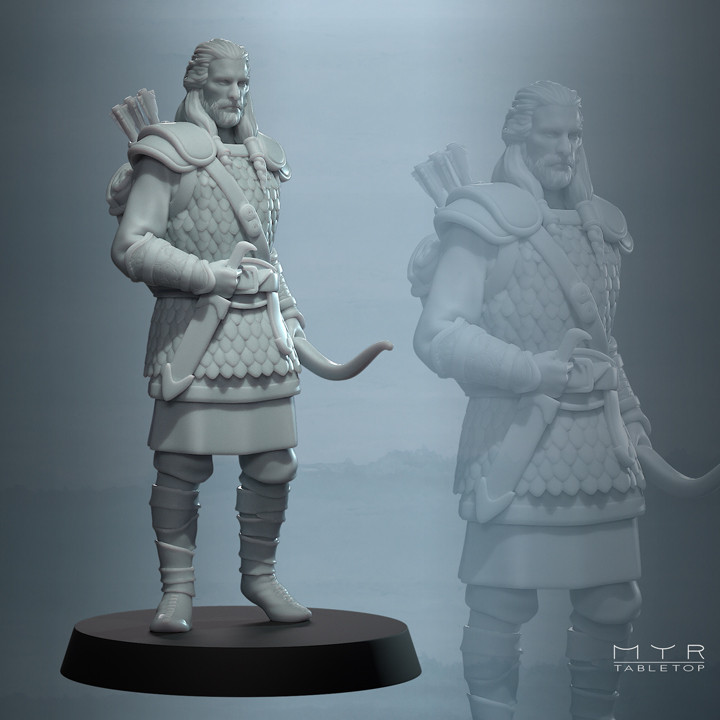 3D Printable Human - Ranger by Myr Tabletop
