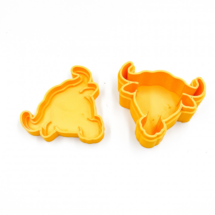 3D Printable Bull box container by sliceables