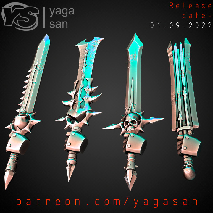 3D Printable CSM Weapons KitBASH Pack pt3 (With 9 arms positions) by ...