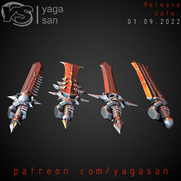 3D Printable CSM Weapons KitBASH Pack pt3 (With 9 arms positions) by ...