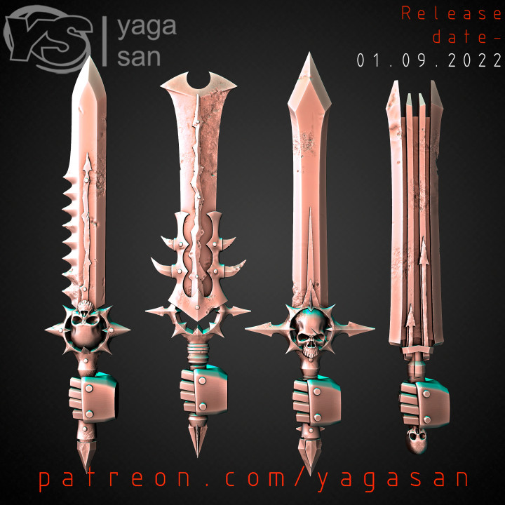 3D Printable CSM Weapons KitBASH Pack pt3 (With 9 arms positions) by ...