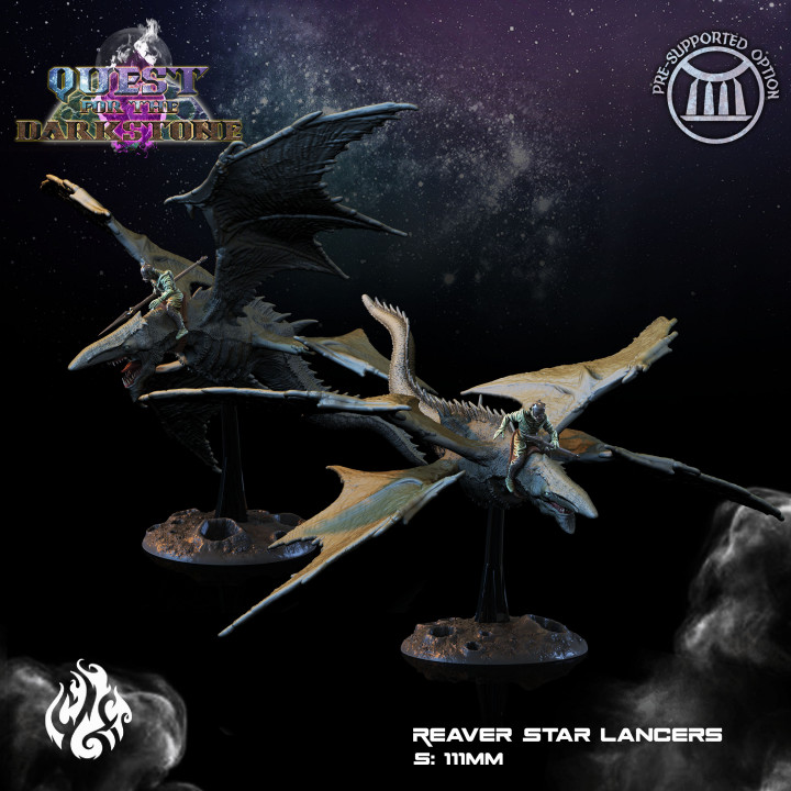 3D Printable Reaver Star Lancers by Crippled God Foundry