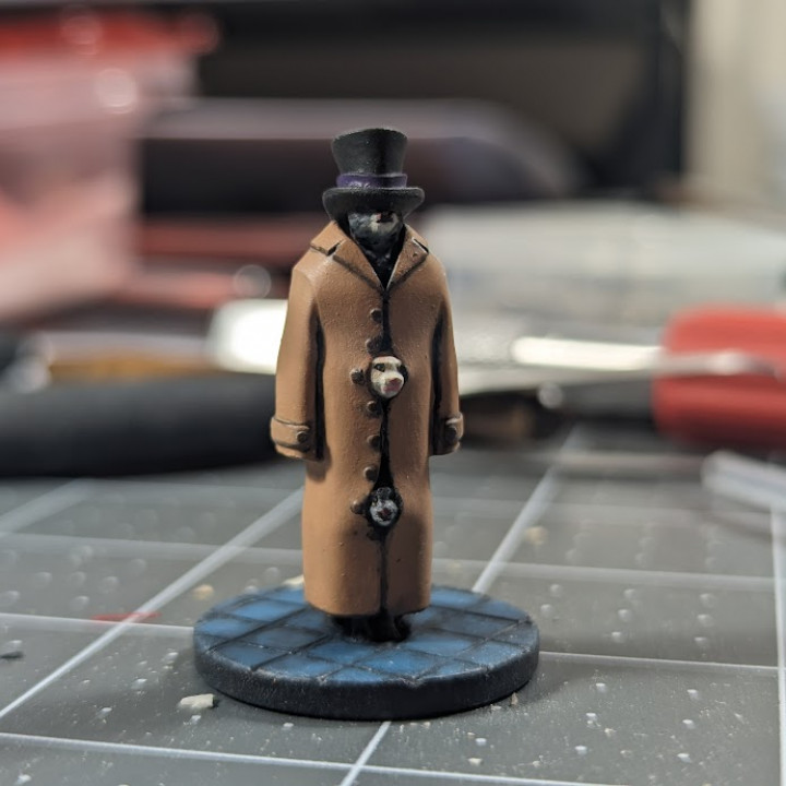 3D Print of A totally normal commoner with a nice hat ... not a bunch ...