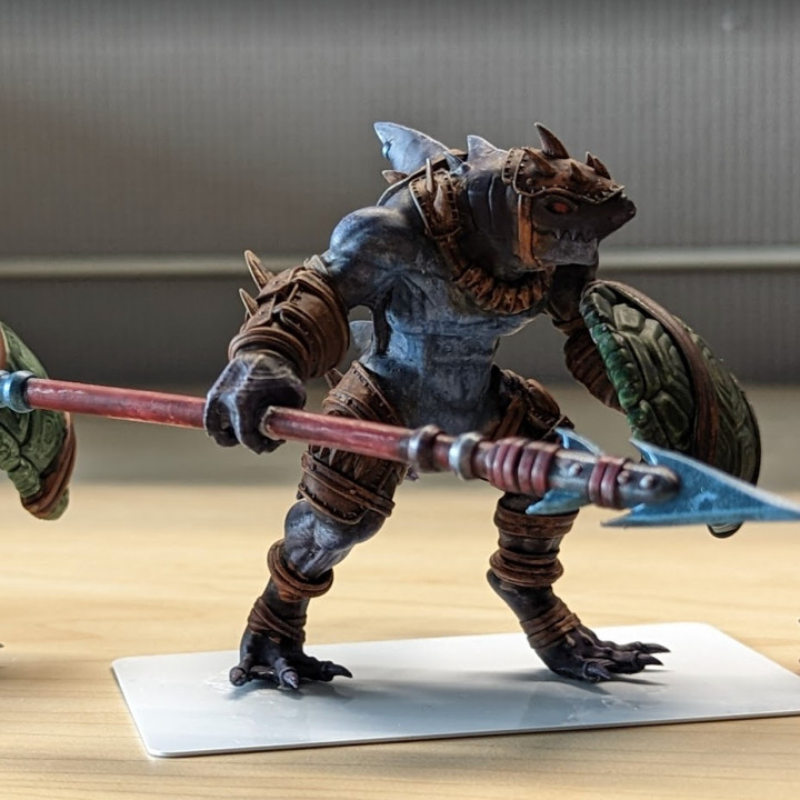 3D Printable Deep Sea Defenders - Guardsmen by BlueWyvern