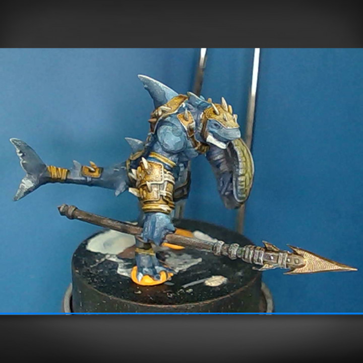 3D Printable Deep Sea Defenders - Guardsmen by BlueWyvern