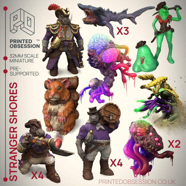 3D Printable Weird Shores - Spell Jammer - 18 Model - PRESUPPORTED ...