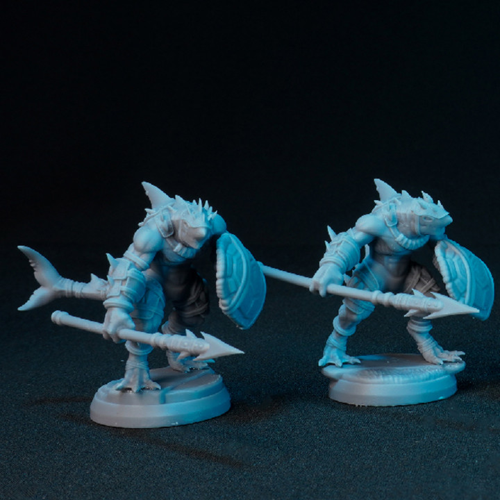 3D Printable Deep Sea Defenders - Complete Set A by BlueWyvern