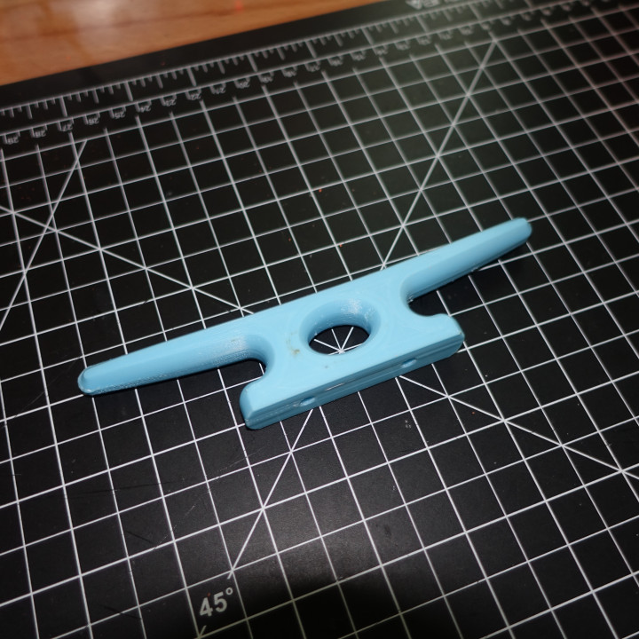 3D Printable Anchor Cleat – 150 mm (6”) by Dan Ouellet