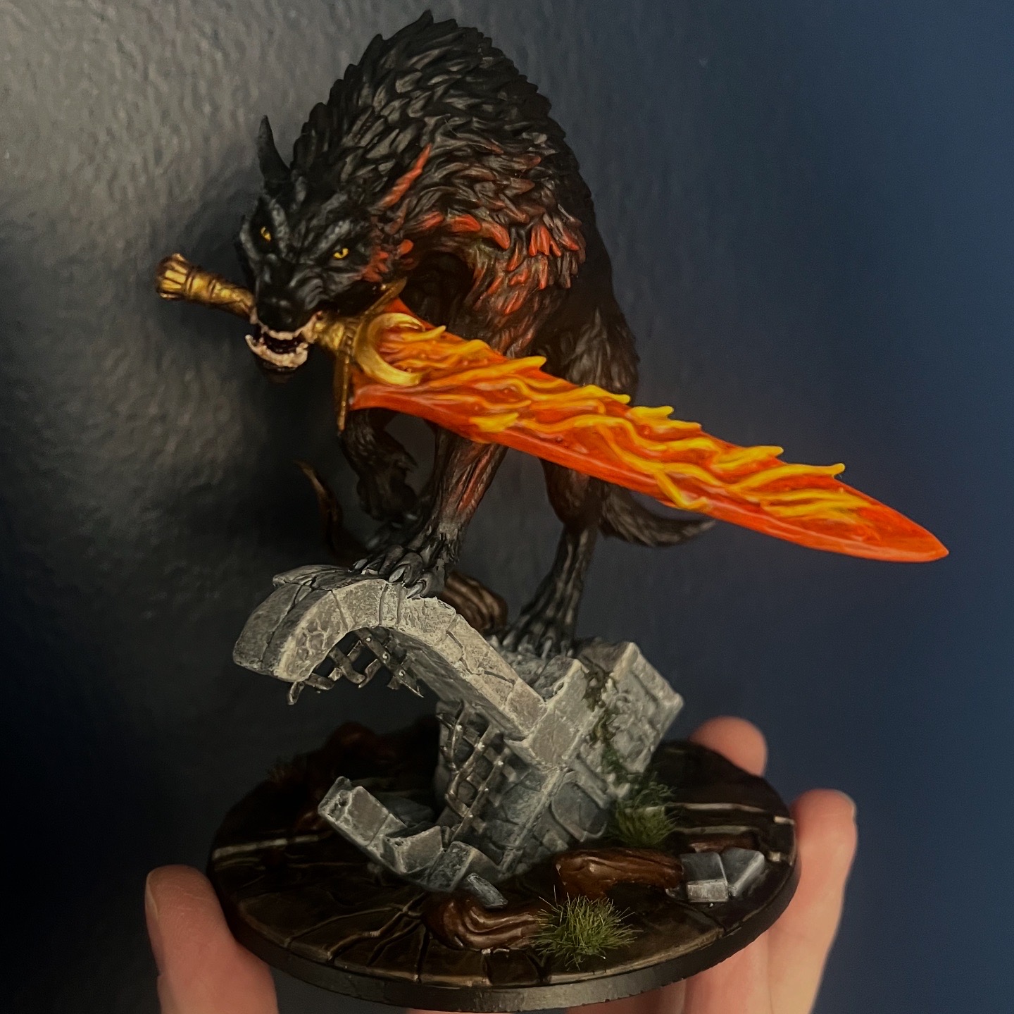 3D Printable Fenrir - The Old Wolf (Requiem Demon Hunters) by Artisan Guild