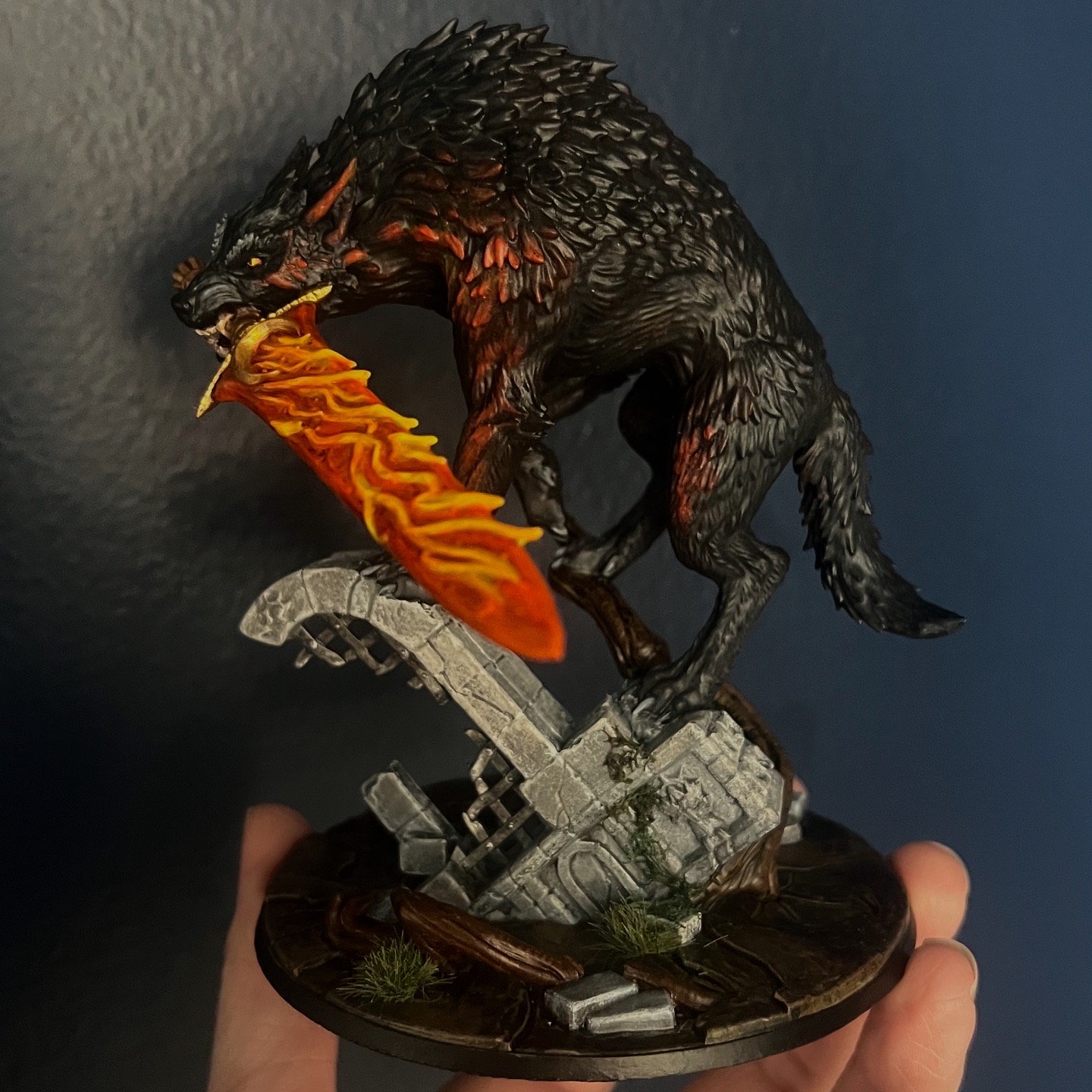 3D Printable Fenrir - The Old Wolf (Requiem Demon Hunters) by Artisan Guild