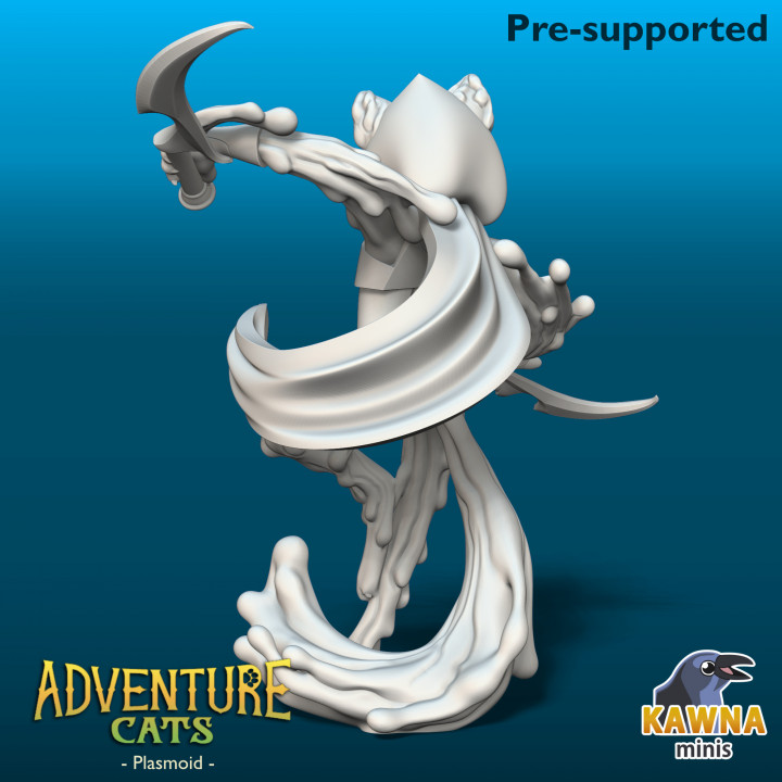 3D Printable Plasmoid Cat Set by Kawna Minis