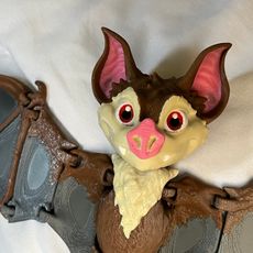 3D Printable Bat articulated figure, print-in-place body, snap-fit head ...