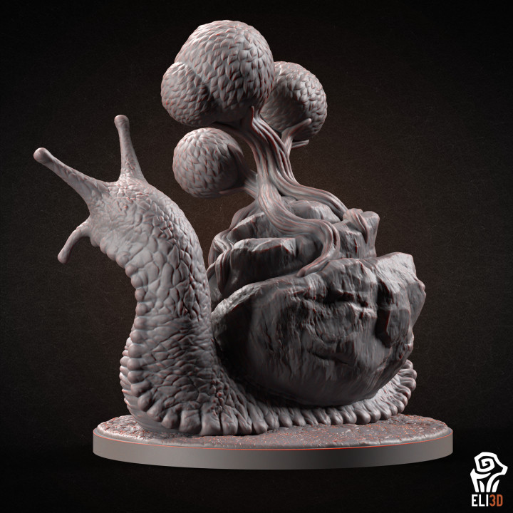 3D Printable Giant Snail by ELI 3D