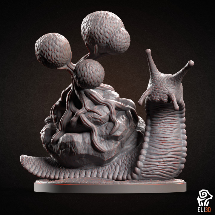 3D Printable Giant Snail by ELI 3D