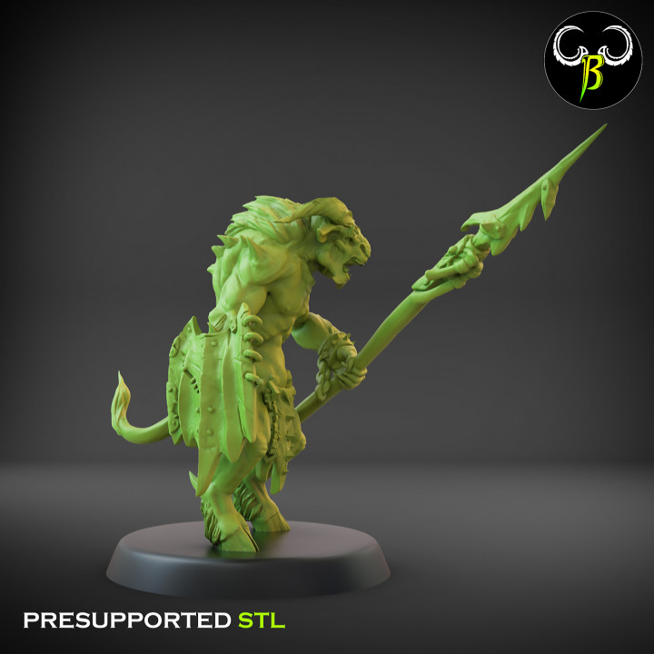 3D Printable Brutal Raider Lance Set C by ClayBeastCreation