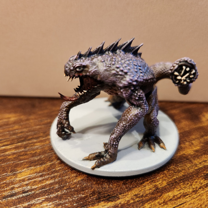 3D Print of reptile monster by jefffpetty