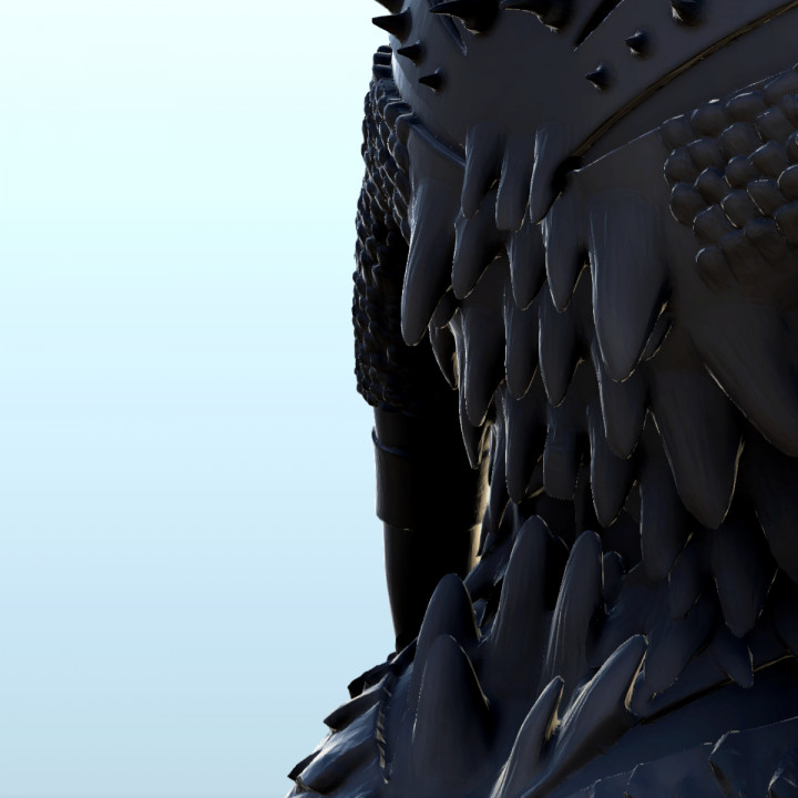 3D Printable Fish woman with tentacular arms and scaled skin (20 ...