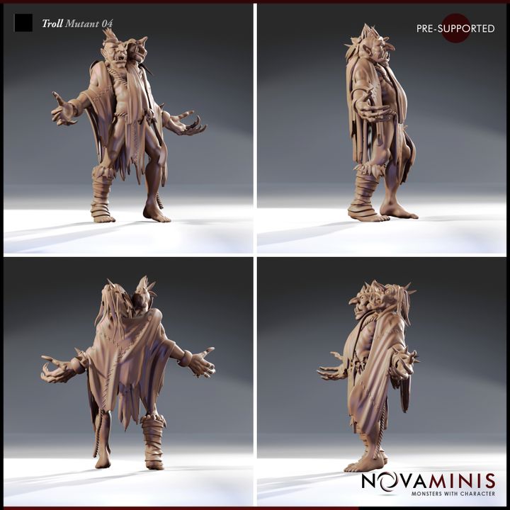 3D Printable Troll Mutant 04 by NovaMinis