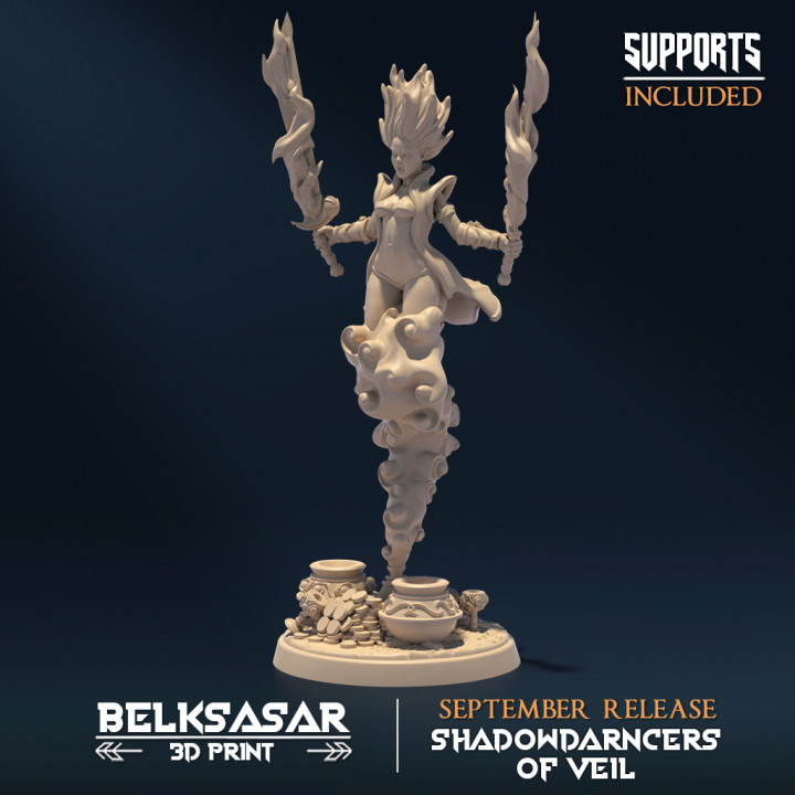 3D Printable Efreeti of the Veil C by Belksasar