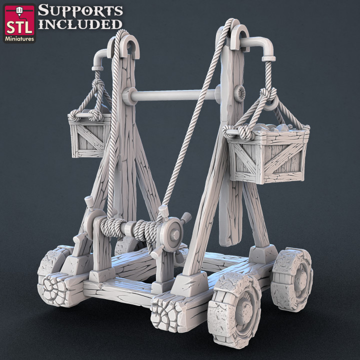 3D Printable Constructors Set Crane by STL Miniatures