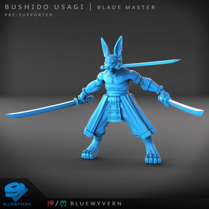 3D Printable Bushido Usagi - Blade Master Oro (Early Access Mini) by ...