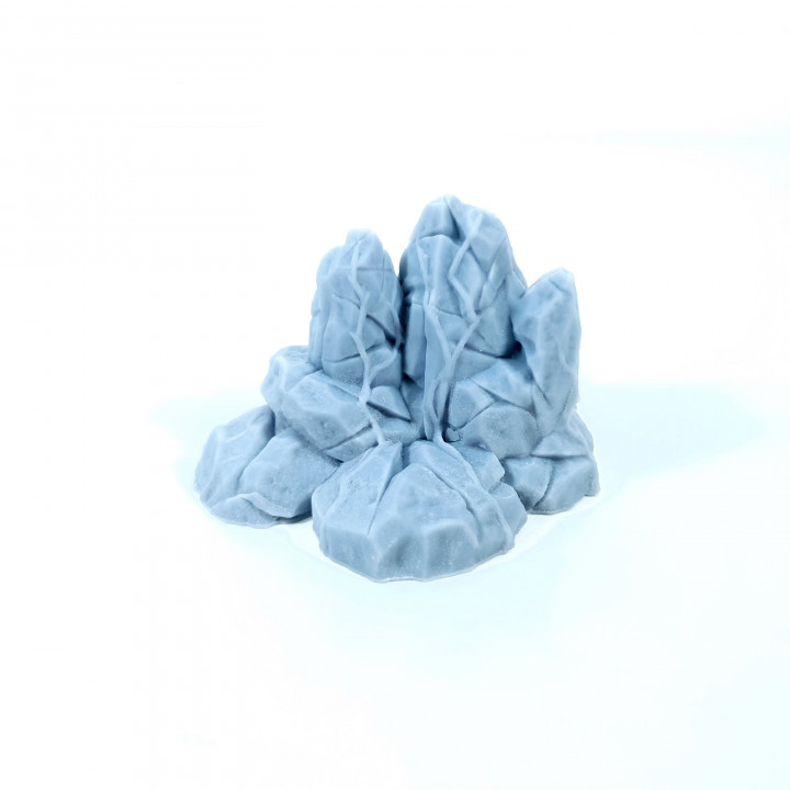 3D Printable ROCK - TABLETOP TERRAIN DND RPG SCATTER by Jason Beckers