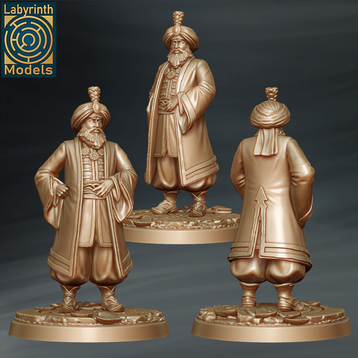 3D Printable Aladdin Set - 32mm scale by Labyrinth Models
