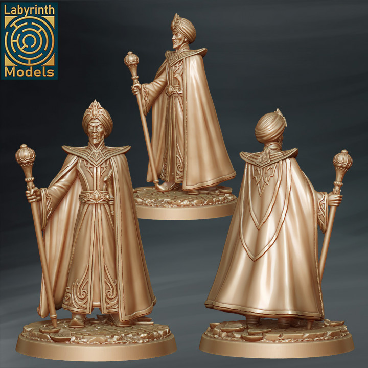 3D Printable Aladdin Set - 32mm scale by Labyrinth Models