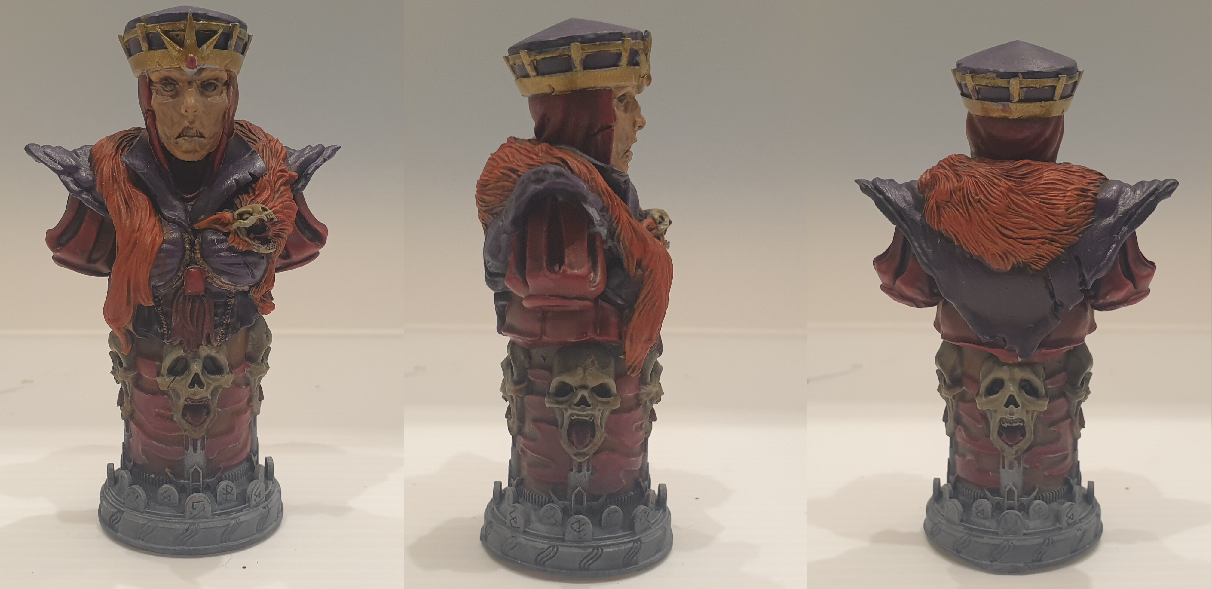 3D Printable Undead Chess Queen [Pre-Supported] by TytanTroll Miniatures