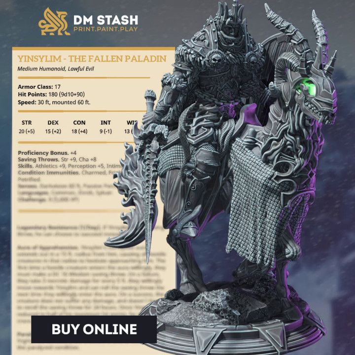 3D Printable DM Stash 5E Campaign - The Falling Moon Pt II by DM Stash