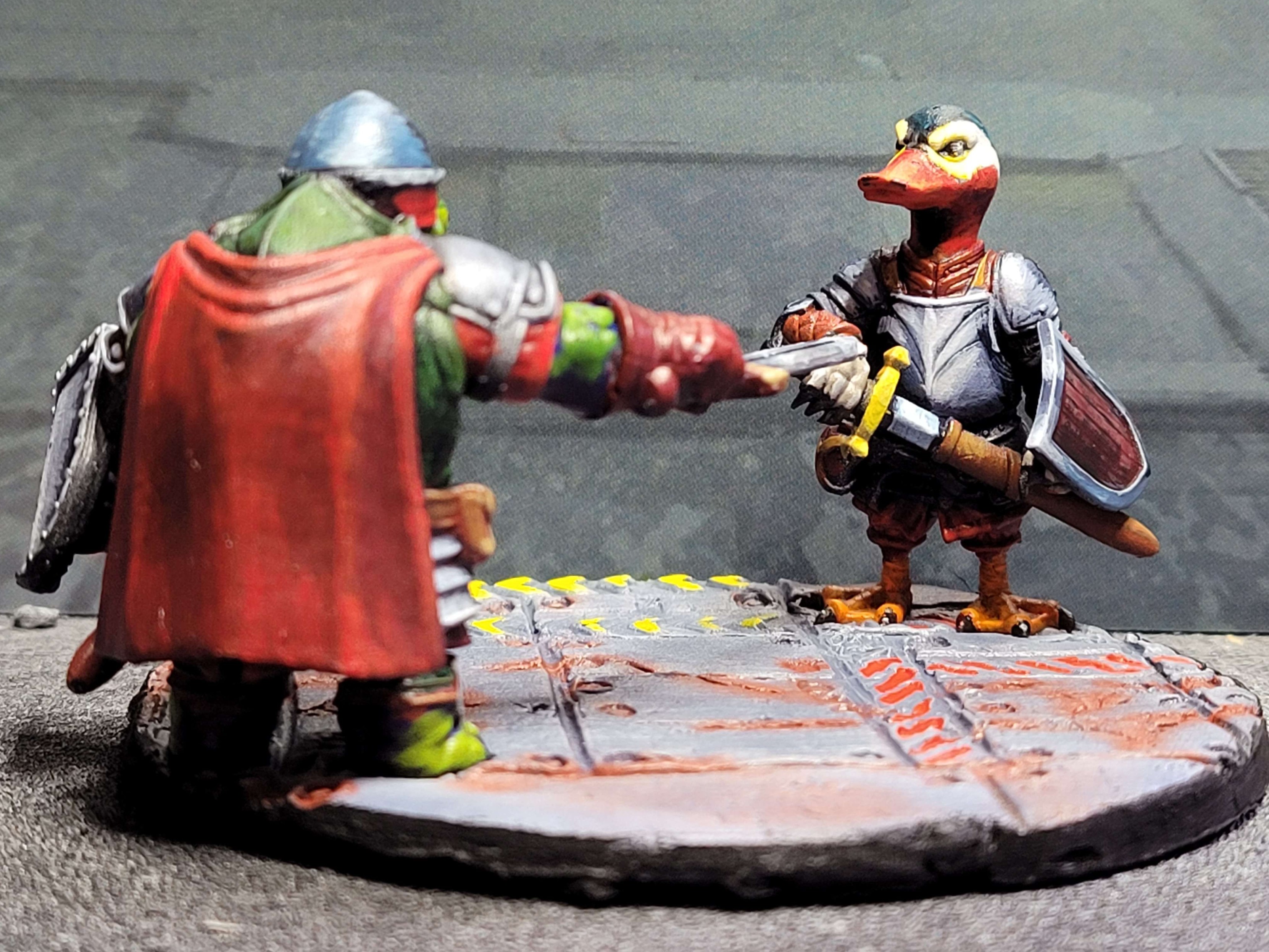 3D Printable Duck Sellsword 3 by Goon Master