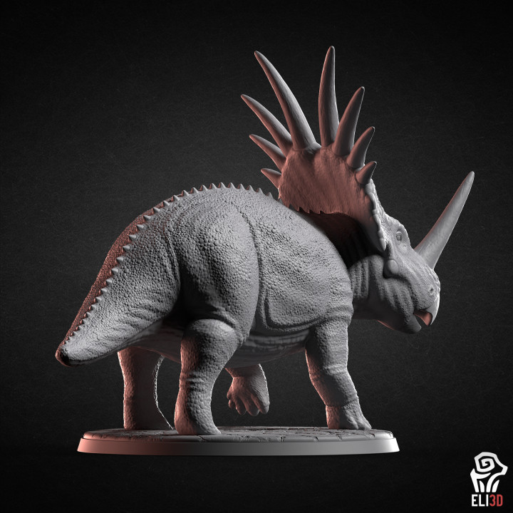 3D Printable Styracosaurus - Dino by ELI 3D