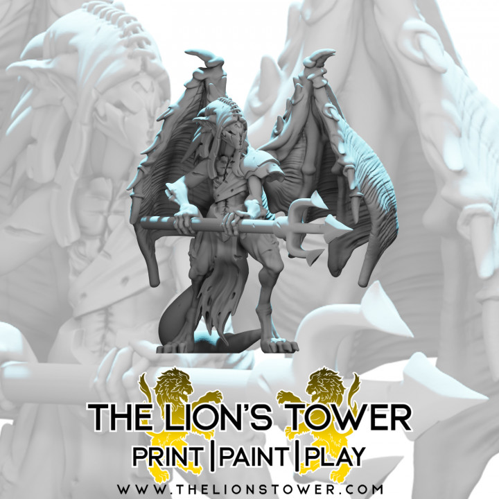 3D Printable Infernal Legion - Spined devils (Set of 5 x 32mm scale ...