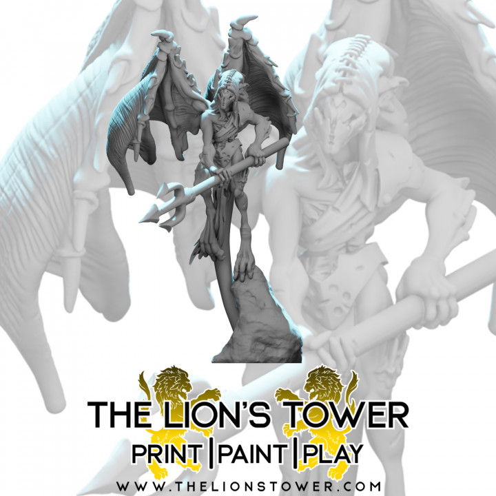 3D Printable Infernal Legion - Spined devils (Set of 5 x 32mm scale ...